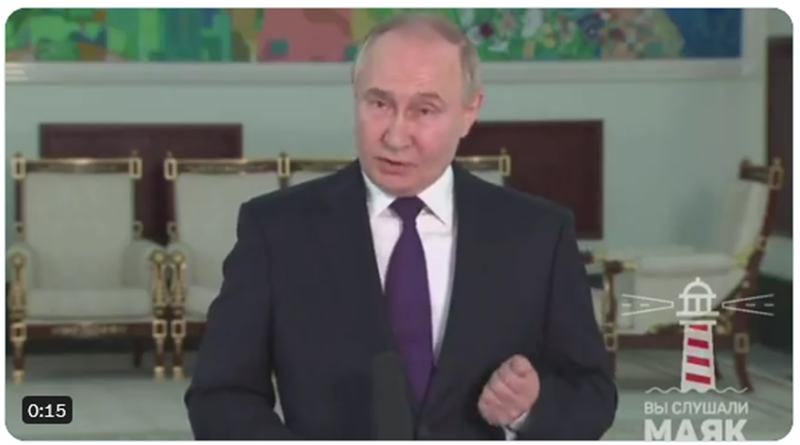 Putin Threatens West's 'Dense Populations' In 'Small Land Masses' In ...
